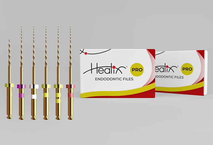Premium Endodontic Rotary Files 4% 6% | M3 Gold NiTi | Healix